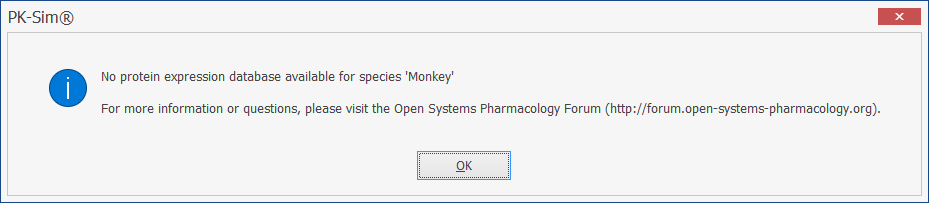 Protein DB not configured message · Issue #2372 · Open-Systems-Pharmacology/PK-Sim · GitHub