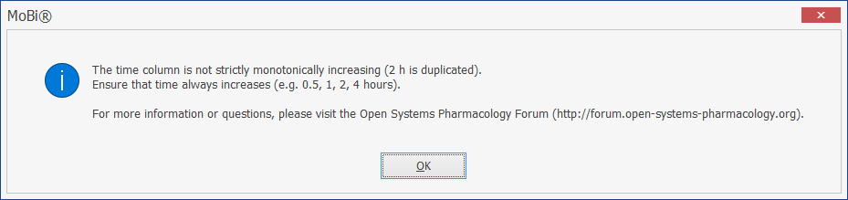 MoBi cannot handle observed data sets with only 1 point anymore · Issue #908 · Open-Systems ...