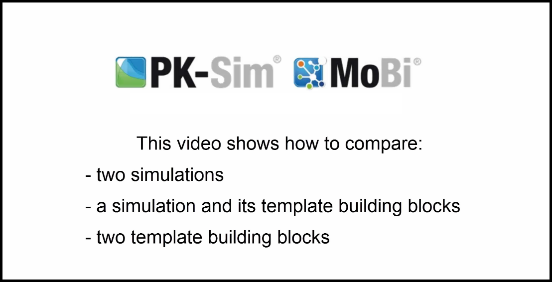 How to compare building blocks and simulations in PK-Sim and MoBi · Issue #121 · Open-Systems ...