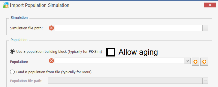 Import Population simulation from pkml: Aging · Issue #1458 · Open-Systems-Pharmacology/PK-Sim ...