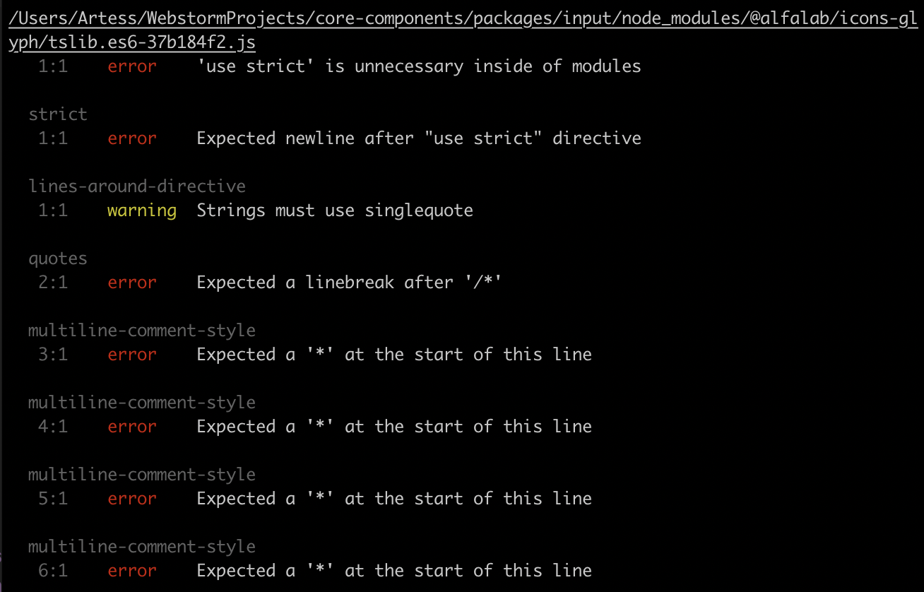 Ошибки в core-components при обновлении icons-glyph · Issue #347 · alfa-laboratory/core ...