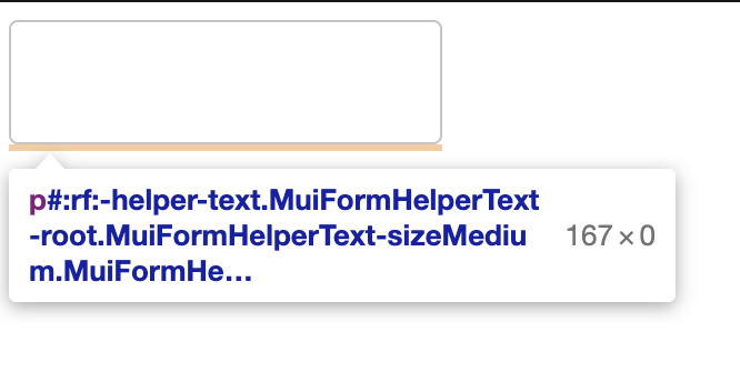 Text field helper text tag getting rendered for null helper text · Issue #32187 · mui/material ...