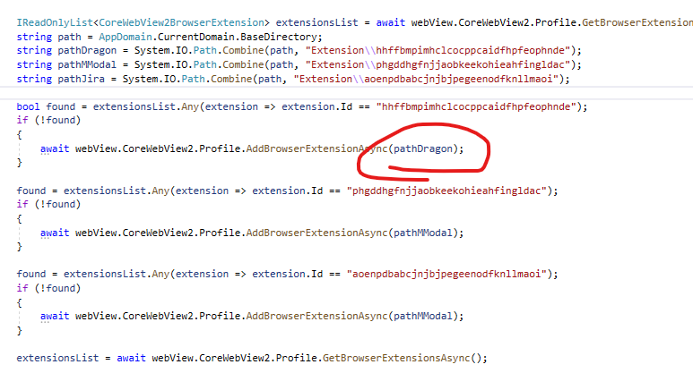 WebView2 Extension pre-release not working. · Issue #3728 ...