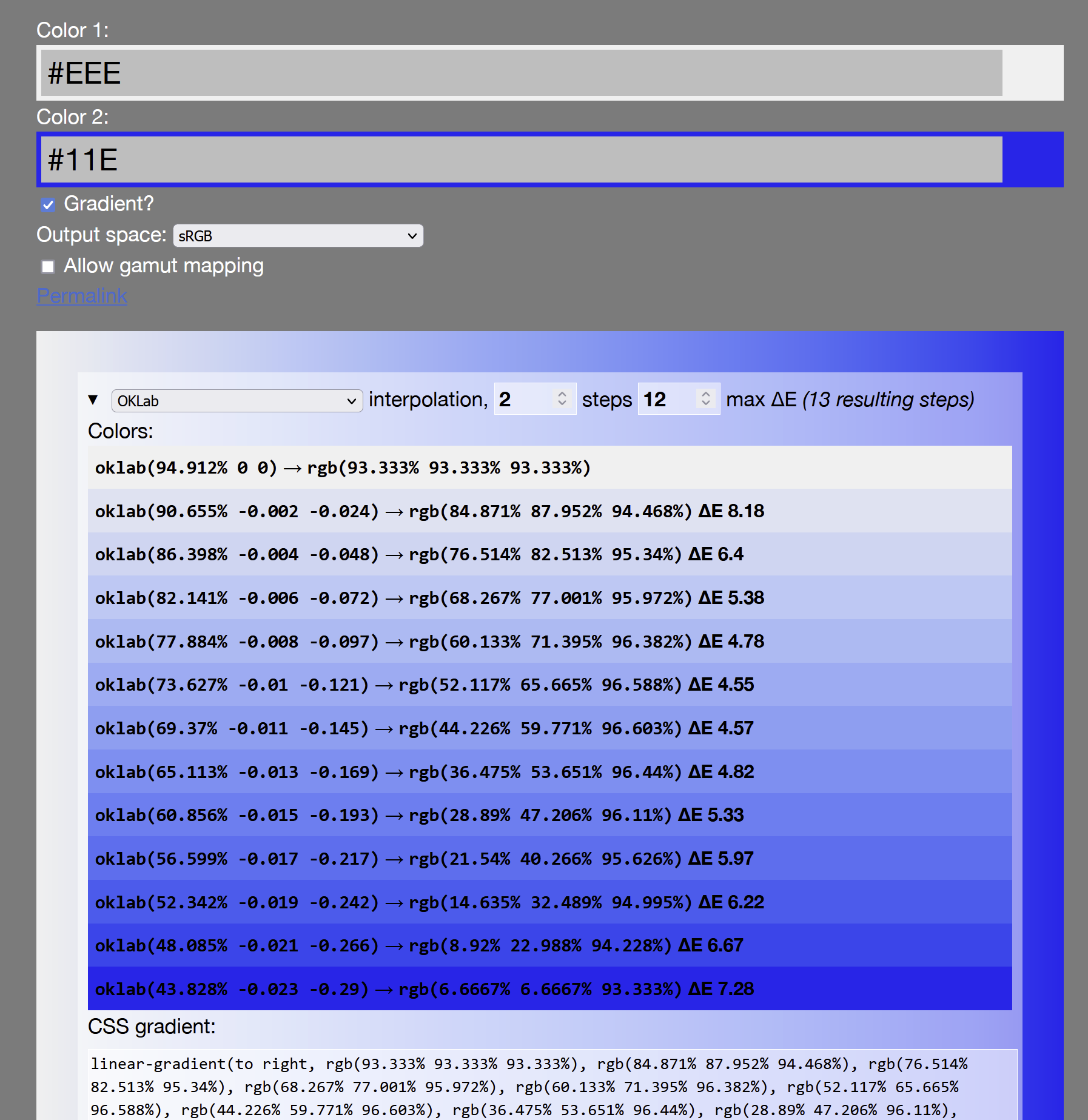 OKlab & OKlch interpolation support · Issue #185 · color-js/color.js ...
