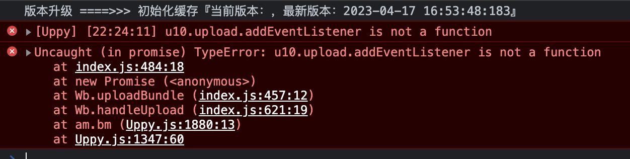 最近上传图片功能，突然报错u10.upload.addEventListener is not a function e · Issue #5423 · wangeditor-team ...