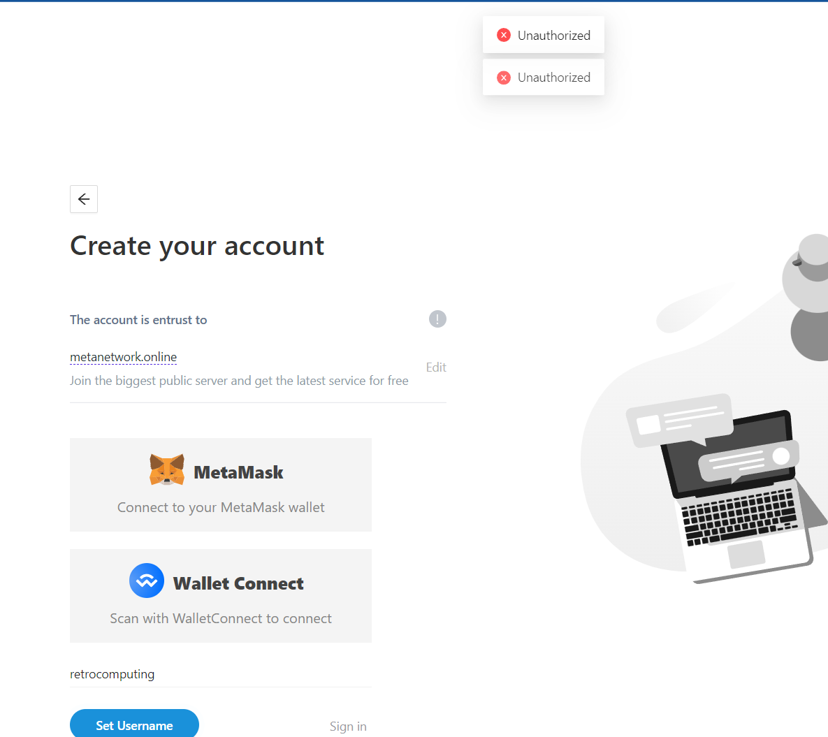 [FEATURE] Login && register only support Rinkeby network. · Issue #146 · Meta-Network/meta-cms ...