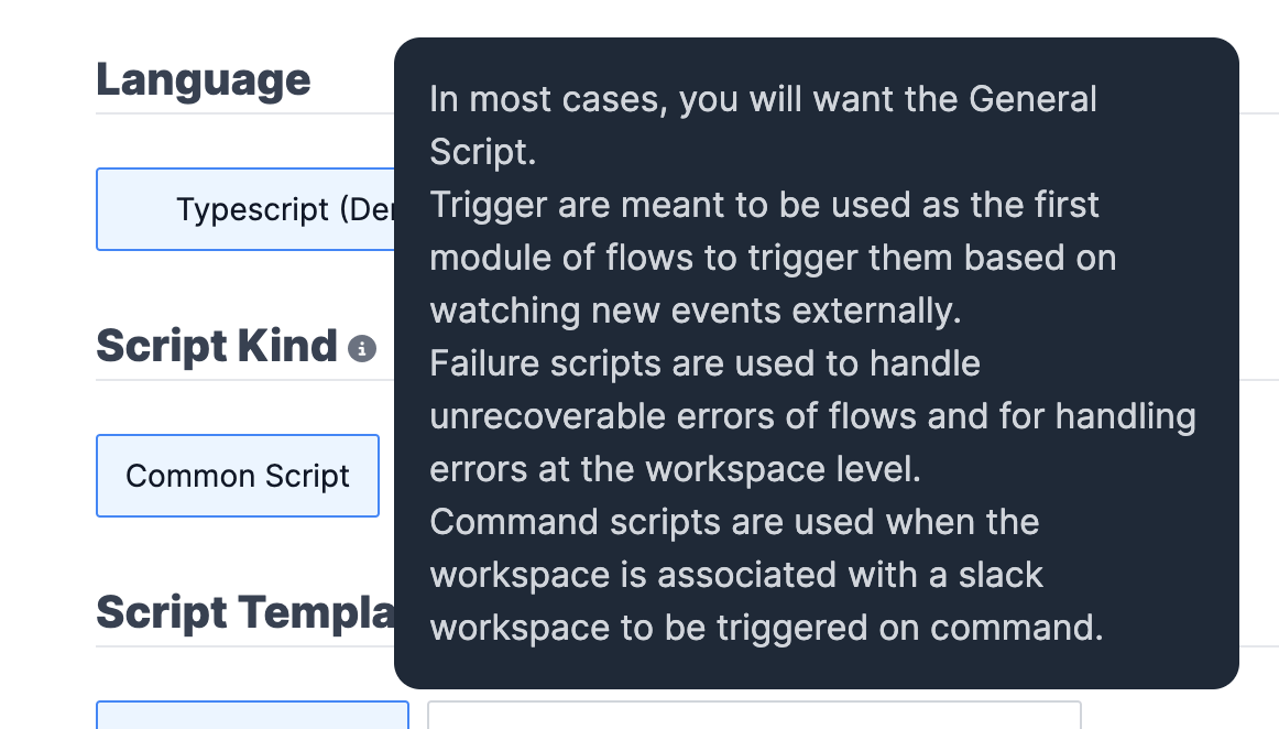 [Minor] [UX] Break down script kind help text · Issue #784 · windmill ...