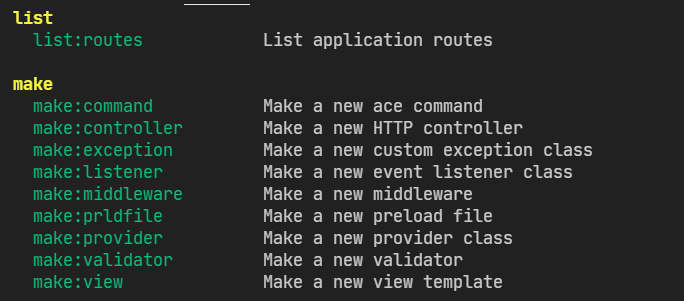 Adonisjs last update (v5) model create command Not working · Issue #2640 · adonisjs/core · GitHub