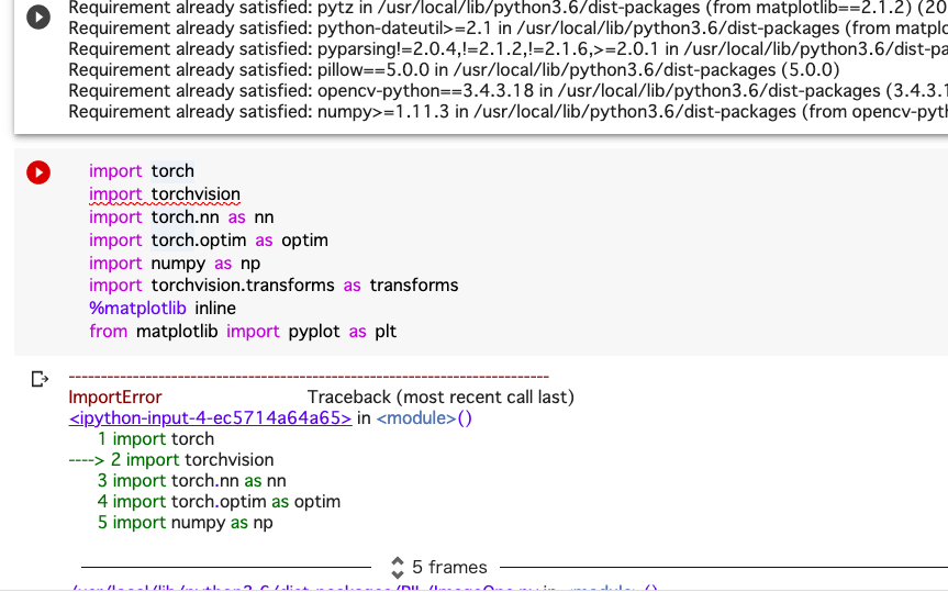 Google Colabでsection2_2.ipynbを実行しようとするといきなりエラーになる · Issue #7 · miyamotok0105/pytorch_handbook ...