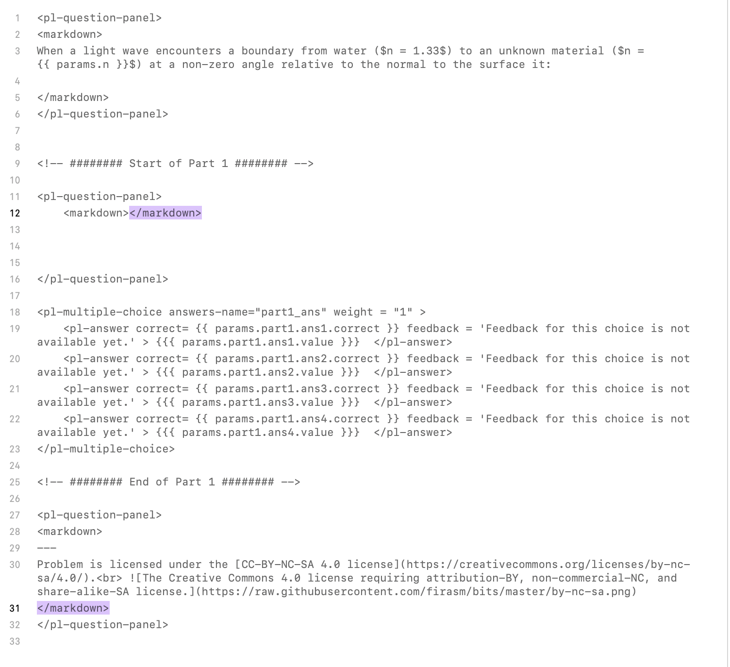 Markdown Processing Only Works If There Is At Least One Character