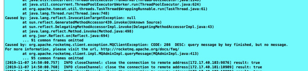query message by rocektmq console has Exception · Issue #459 · apache/rocketmq-externals · GitHub