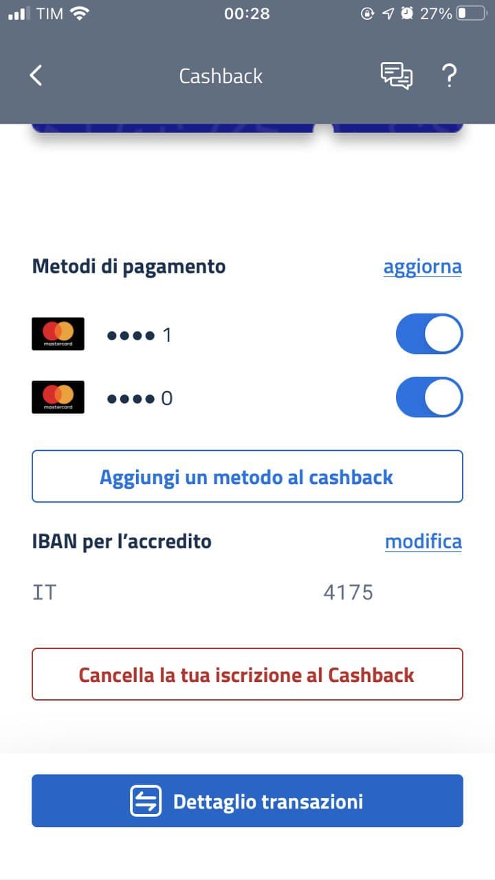 Visible IBAN in Cashback section · Issue #2559 · pagopa/io-app · GitHub