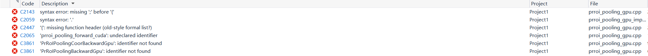 PrPooling compile error · Issue #238 · visionml/pytracking · GitHub