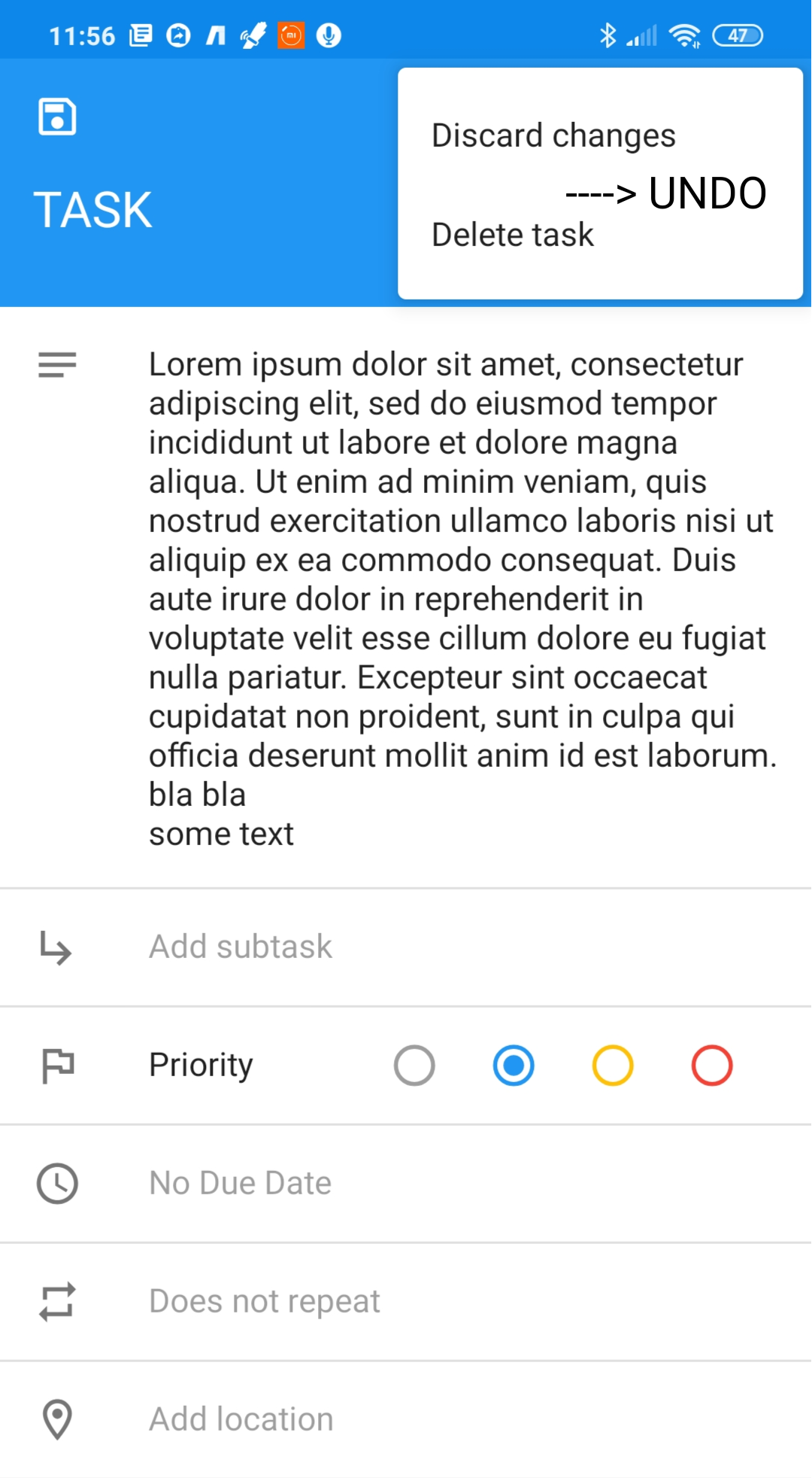 Add Undo Function In Task Edit Menu · Issue 1134 · Taskstasks · Github 8016