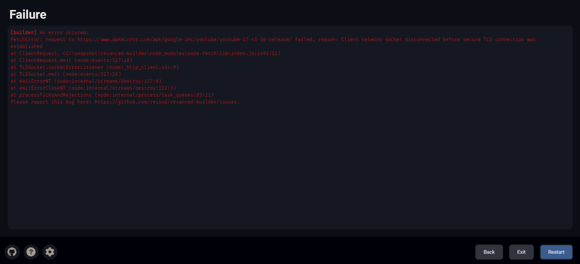 Builder bug · Issue #571 · reisxd/revanced-builder · GitHub
