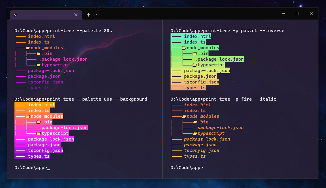 GitHub - pawap90/print-tree-cli: A simple CLI that displays the structure of the current ...