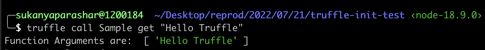 Truffle REPL does not respect `""` in a string with spaces · Issue #5838 · trufflesuite/truffle ...