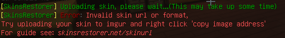 Error: Invalid skin url or format · Issue #723 · SkinsRestorer/SkinsRestorer · GitHub