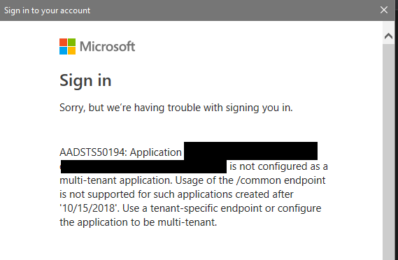"Redirect URI" missing in the step-by-step instructions, error AADSTS50011 after sign in · Issue ...