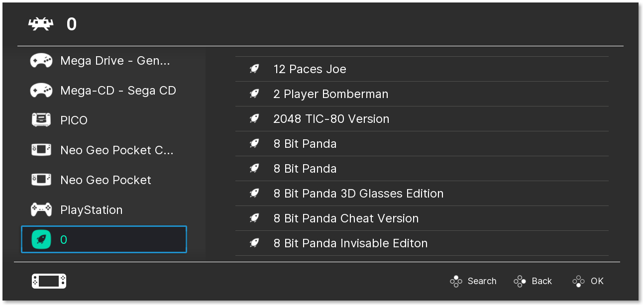 (Menu) Ozone TIC-80 playlist truncated · Issue #9234 · libretro/RetroArch · GitHub