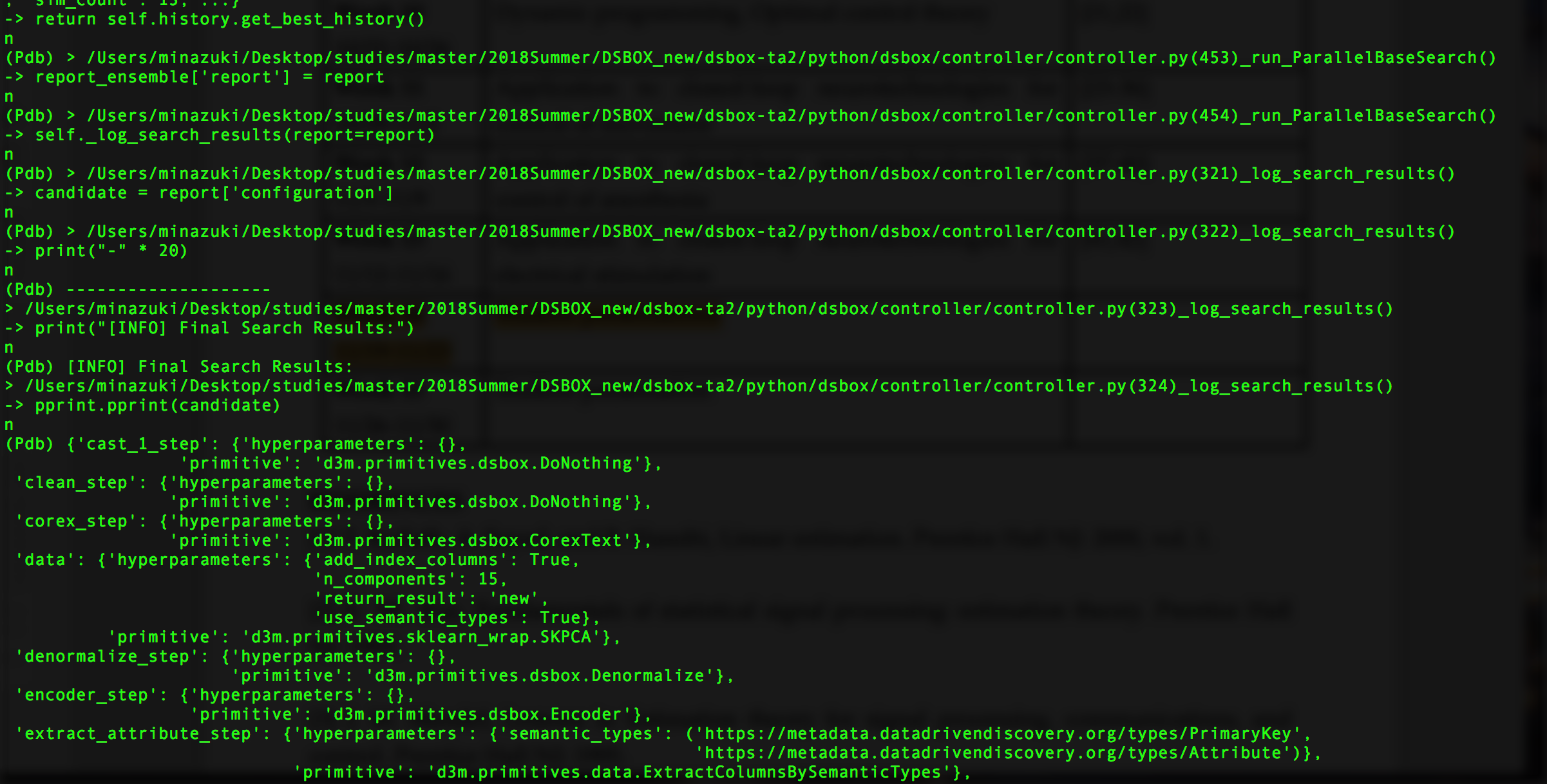 new search algorithm failed on some conditions without return self.history.get_best_history ...