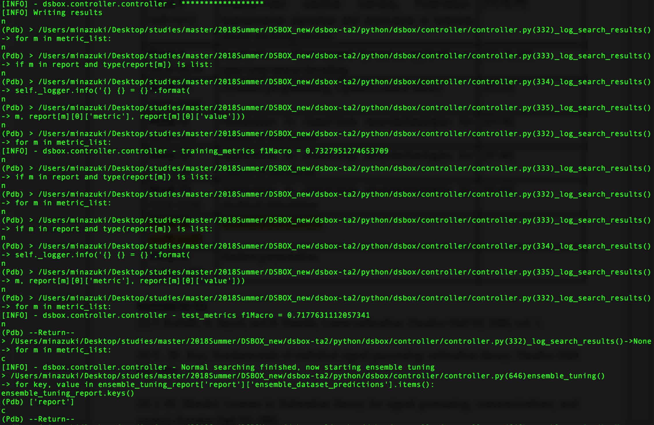new search algorithm failed on some conditions without return self.history.get_best_history ...