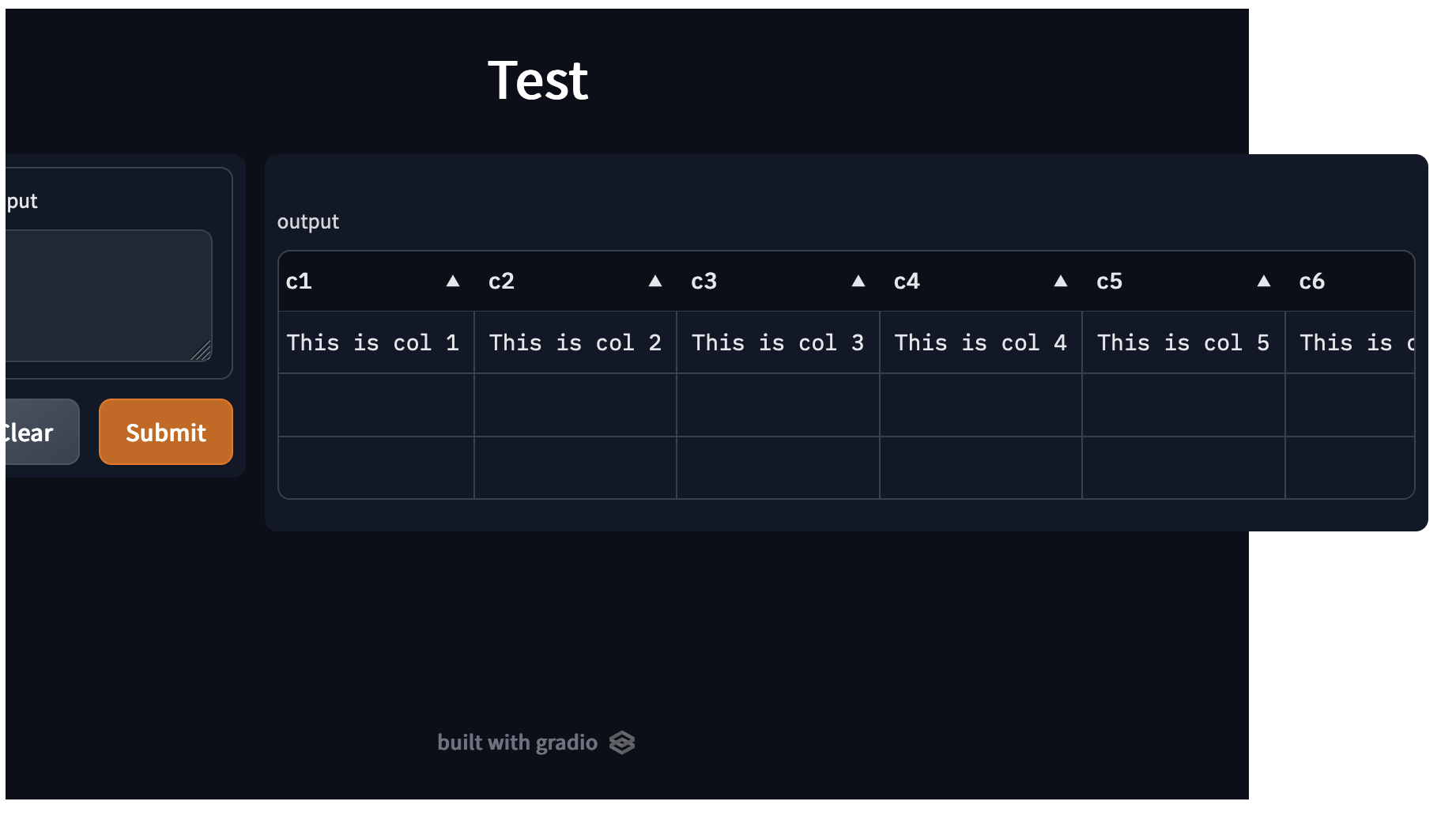 dataframe display exceed the window size · Issue #1618 · gradio-app/gradio · GitHub