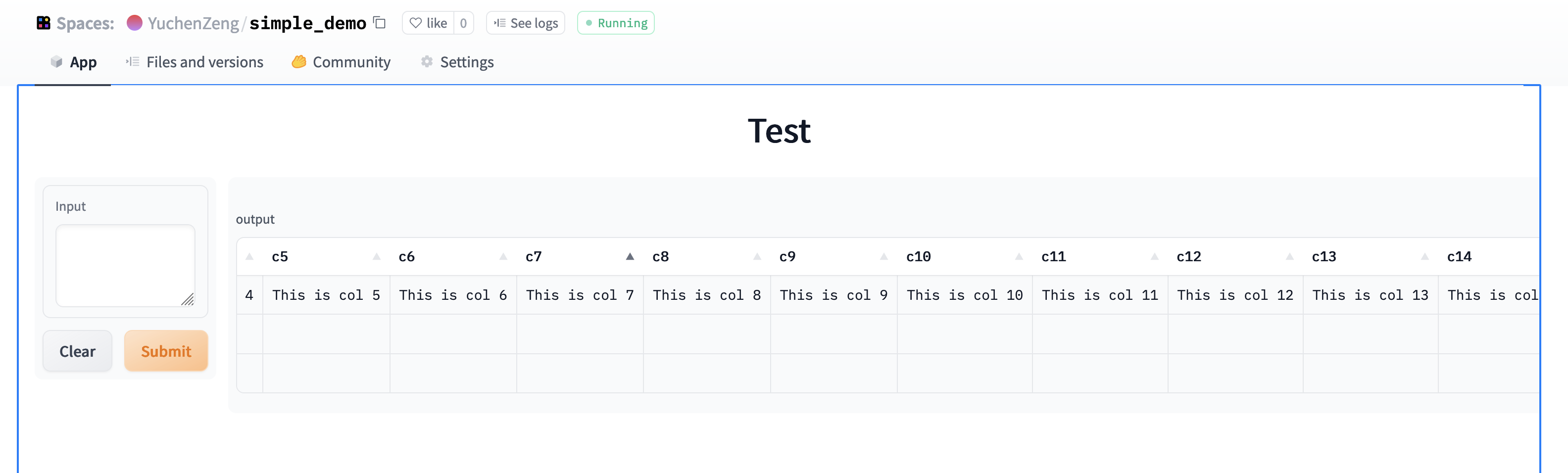 dataframe display exceed the window size · Issue #1618 · gradio-app/gradio · GitHub