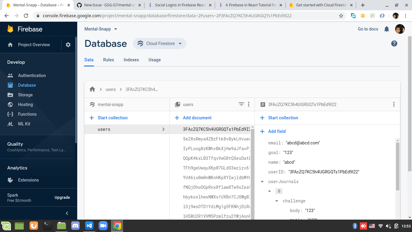 Store data in firebase · Issue #134 · GSG-G7/mental-snapp · GitHub