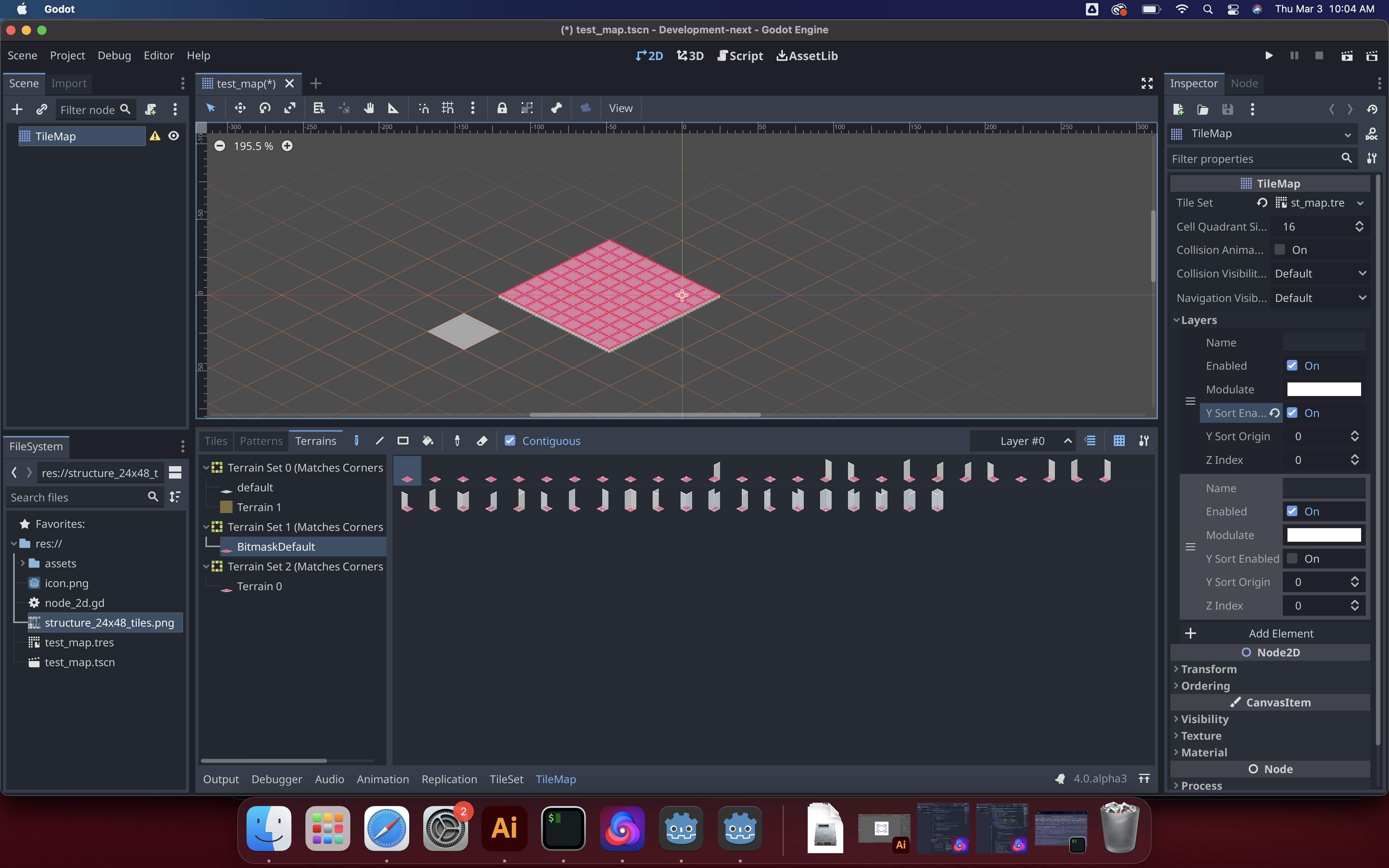 Godot 4.0: Isometric terrains don't auto tile · Issue #58714 ...