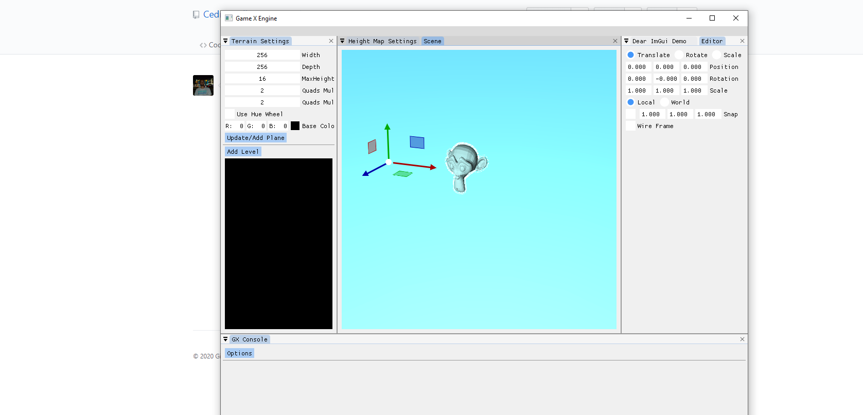 Gizmo rendered with respect to screen · Issue #108 · CedricGuillemet/ImGuizmo · GitHub