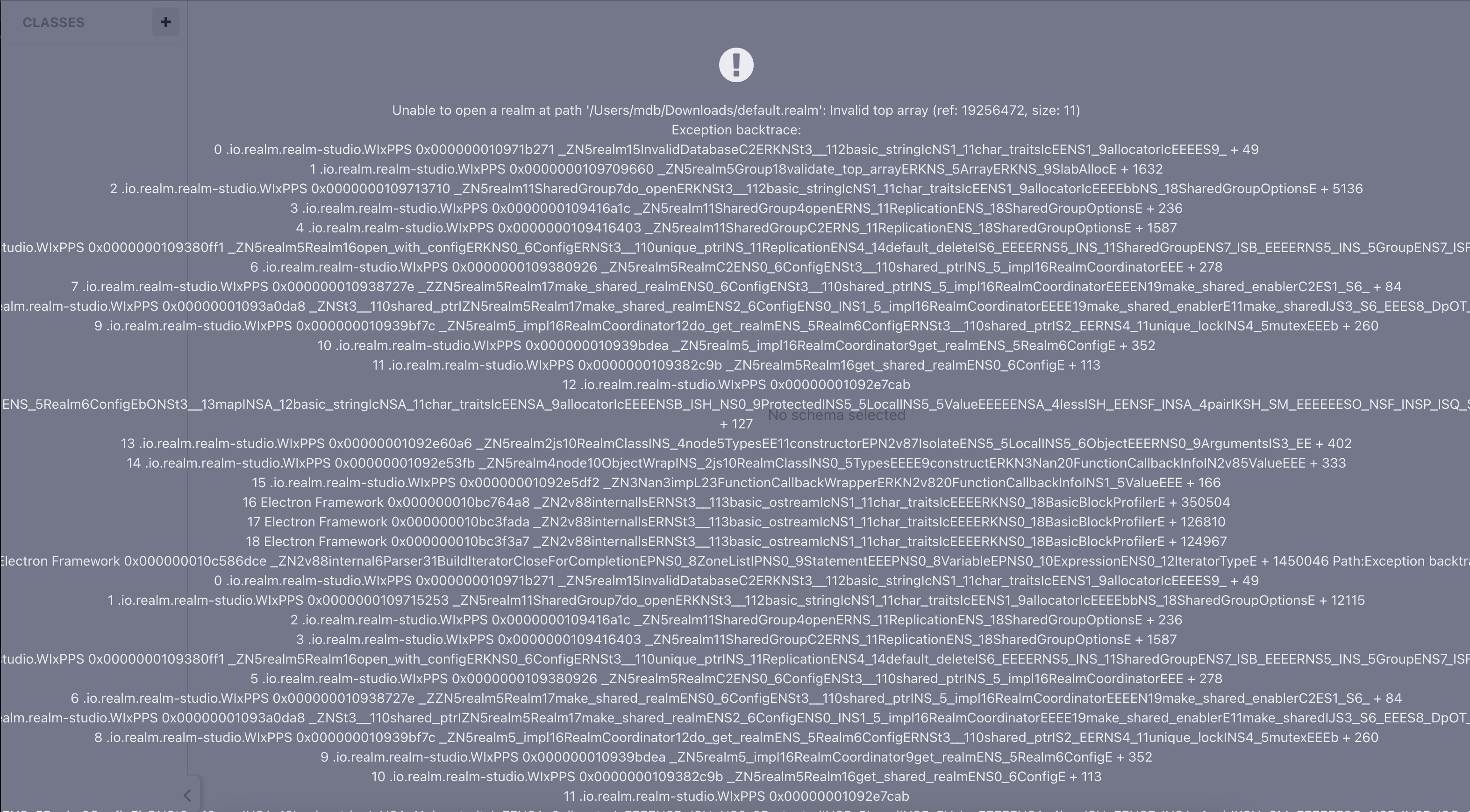 Crash On Accessing Realm On App Launch Data Corruption And Possible Recovery · Issue 7816