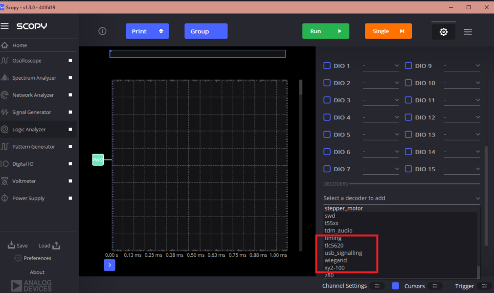 Logic Analyzer: UART decoder not on the list · Issue #1099 · analogdevicesinc/scopy · GitHub