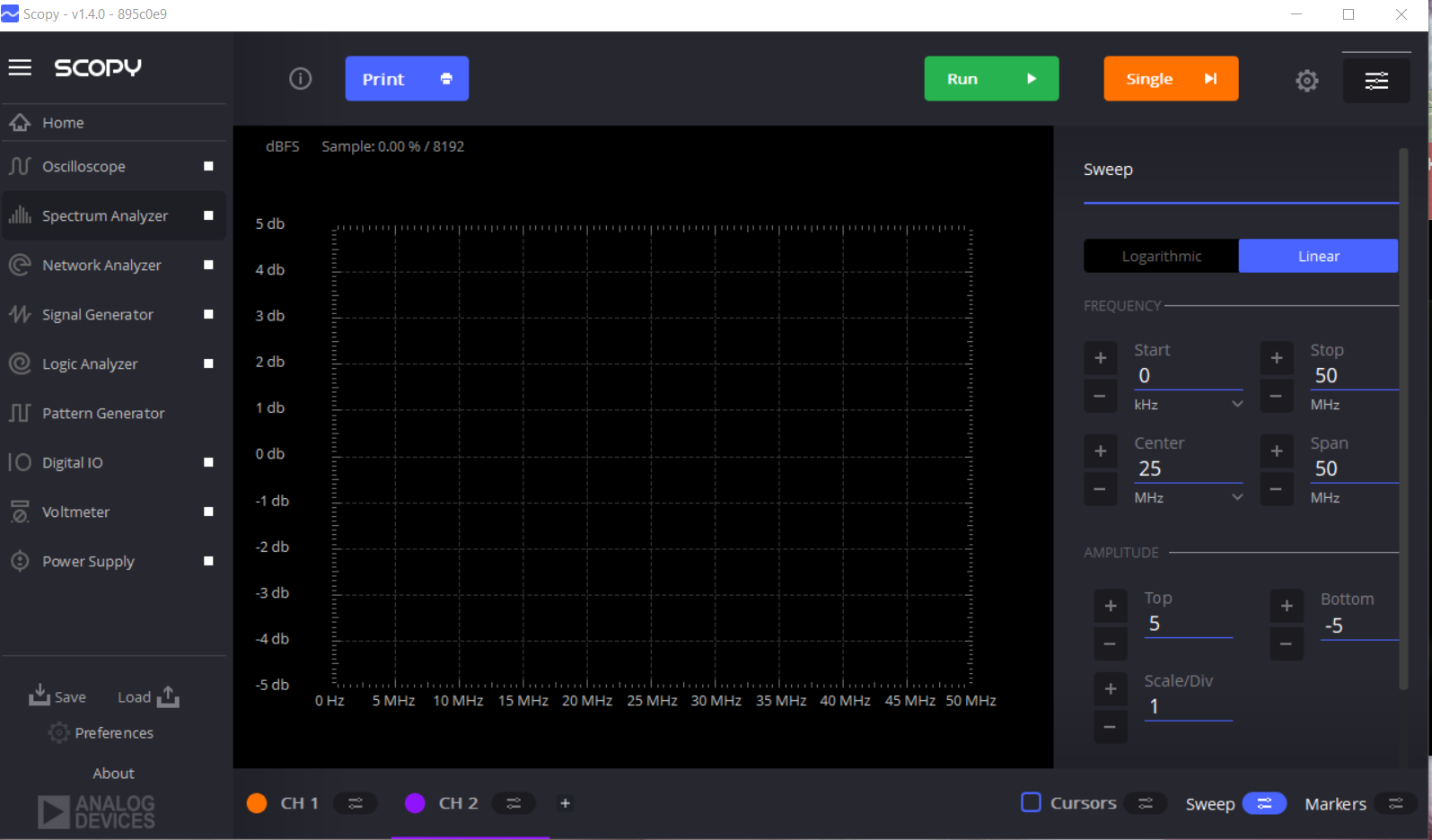 Spectrum Analyzer: label 'db' should be 'dB' · Issue #1252 · analogdevicesinc/scopy · GitHub