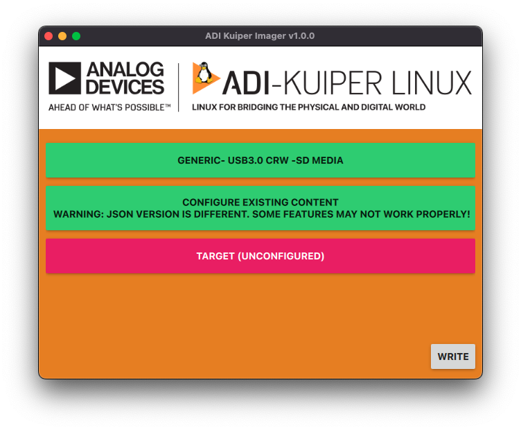 Imager should check the JSON file in the boot partition when trying to configure an existing ...