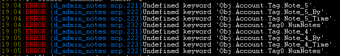 Admin Notes Undefined Keyword Issue 13 Sphereserver Scripts X