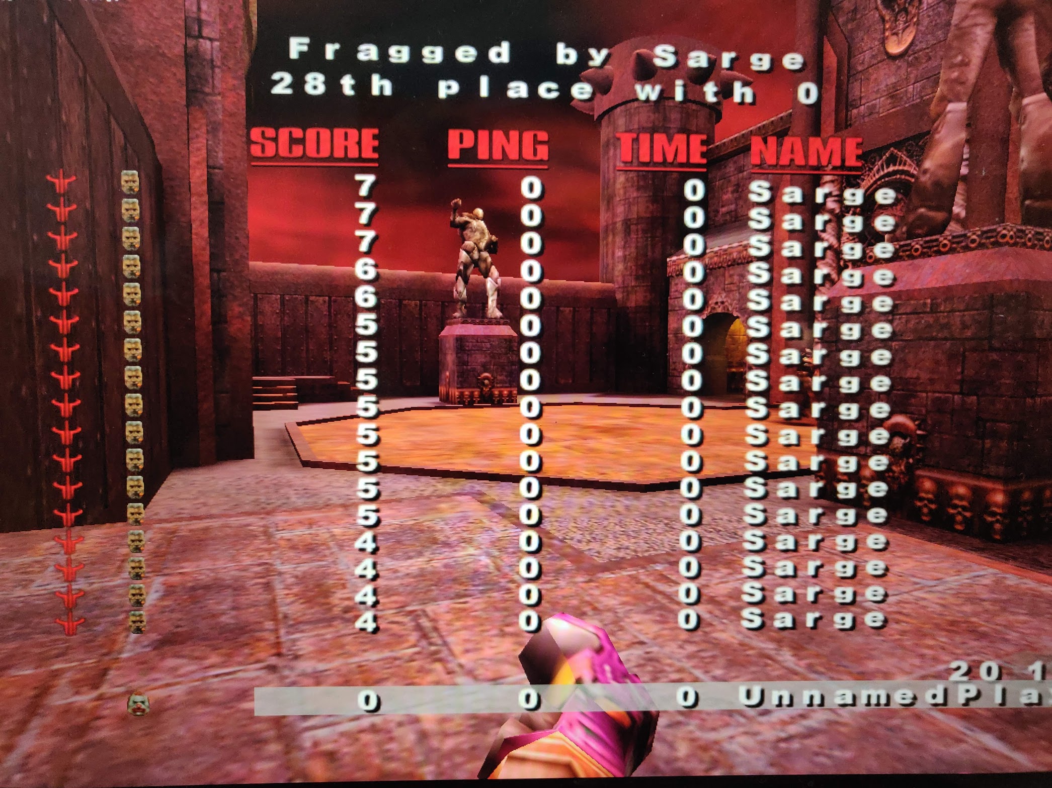 Crash after adding 28 bots (G_ALLOC: failed on allocation of 9088 Bytes ...