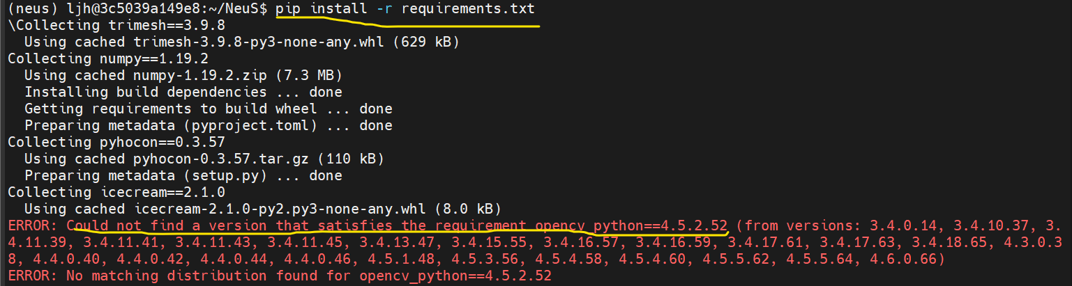How to handle the install problem? · Issue #76 · Totoro97/NeuS · GitHub
