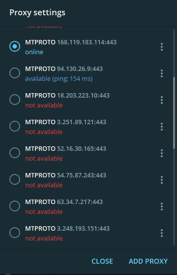[Feature Request] improve proxy settings · Issue #10130 · telegramdesktop/tdesktop · GitHub