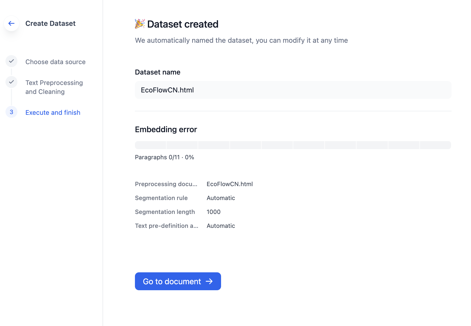 Embedding Error · Issue 268 · Langgenius Dify · Github