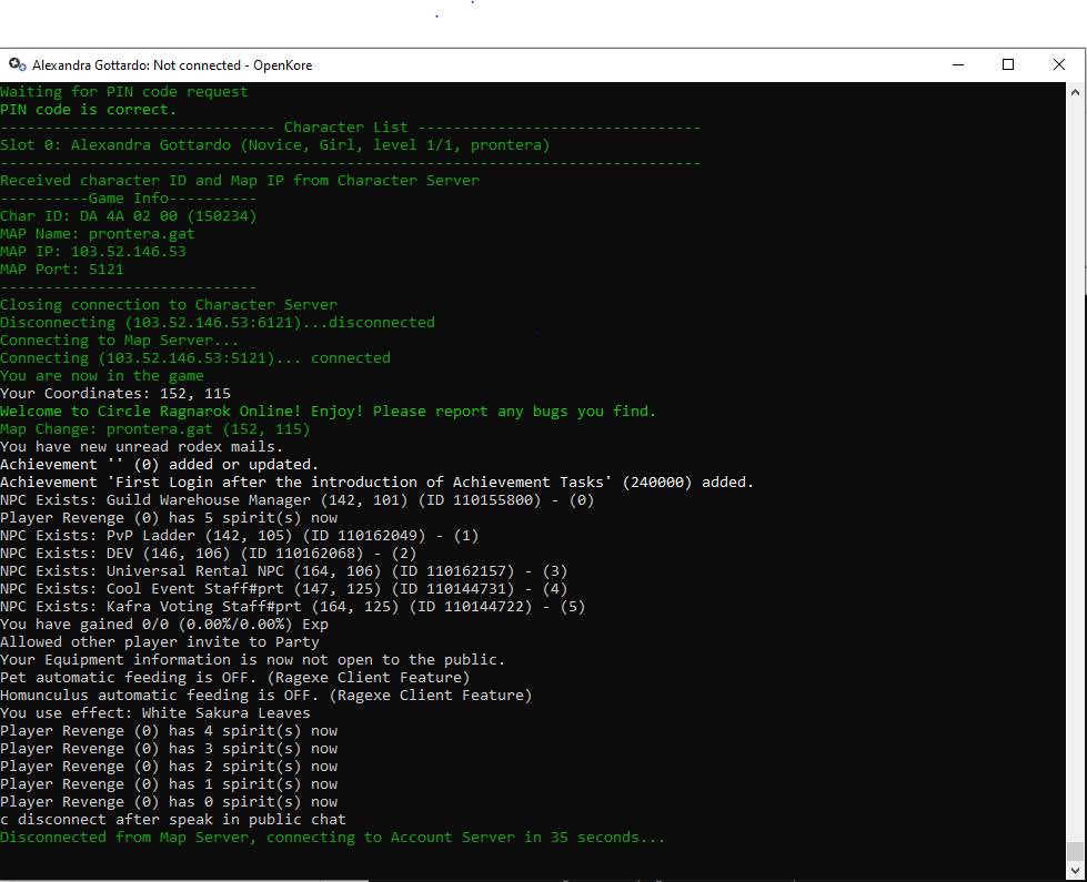ShieldRO (RagexeRE_2018_04_18a) - Disconnect after public chat (c ) · Issue #3389 · OpenKore ...