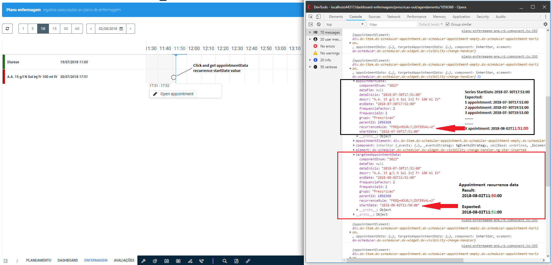 Scheduler Bug - Calculating appointment recurrence · Issue #835 · DevExpress/devextreme-angular ...