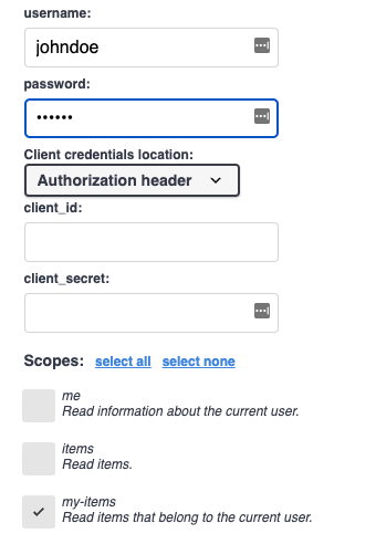 OAuth2 scopes error in documentation for endpoints with multiple scopes · Issue #5725 · fastapi ...