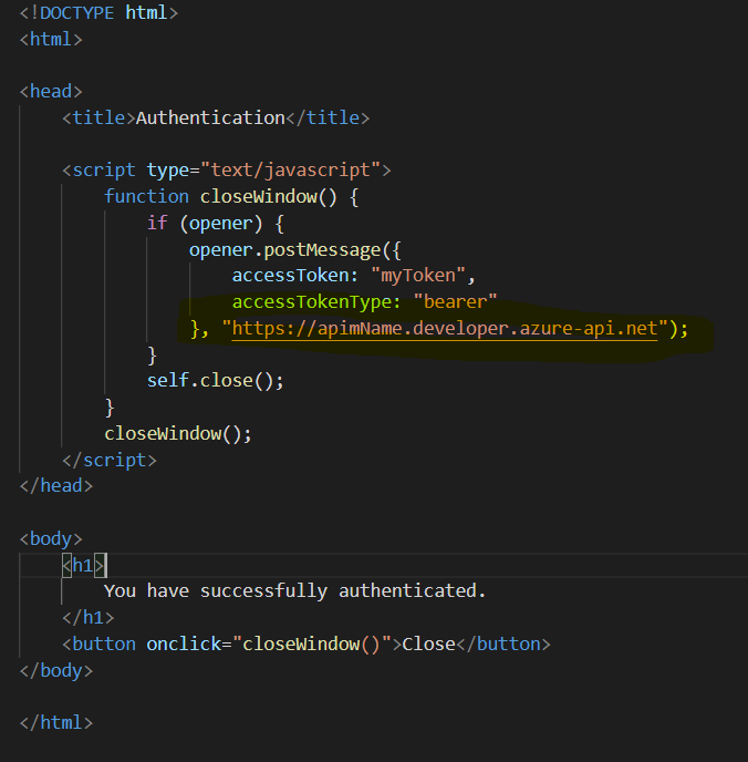 API console doesn't receive token from OAuth (Client Credentials flow ...