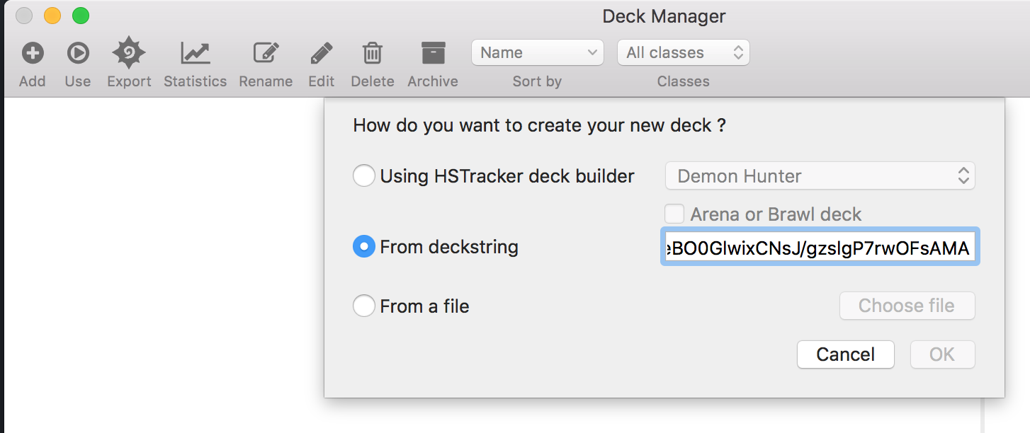 Unable to add deck from deckstring on macOS · Issue #1191 · HearthSim ...