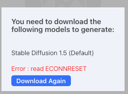 download model error @2.2 · Issue #440 · divamgupta/diffusionbee-stable-diffusion-ui · GitHub