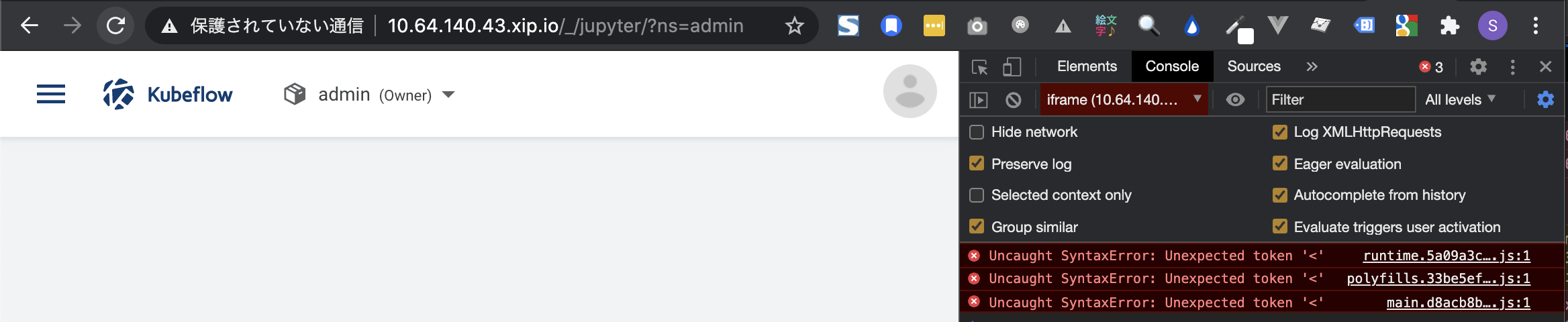 Notebook Servers page doesn't show anything at microk8s.kubeflow · Issue #5489 · kubeflow ...