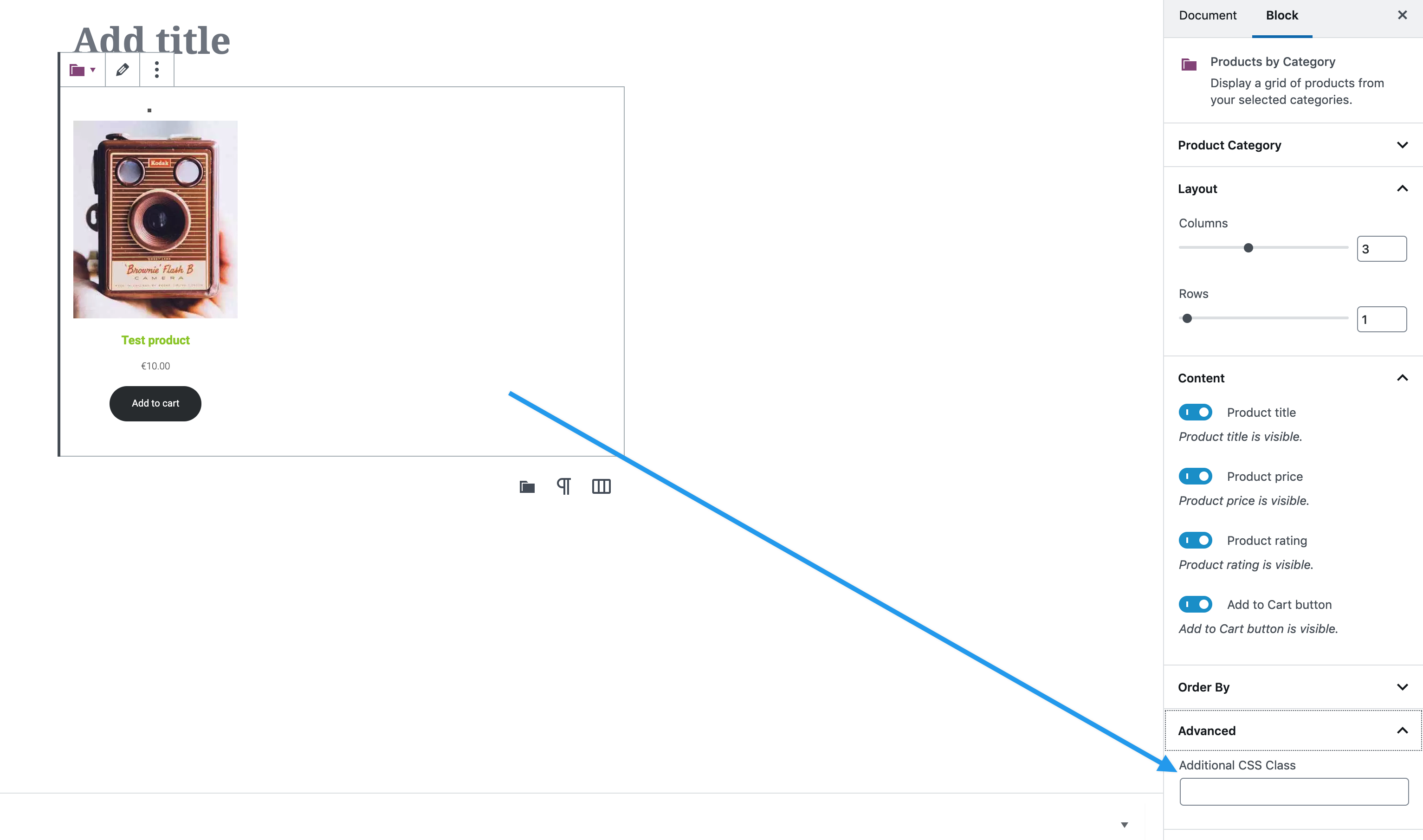 Products by Category: Adding CSS Class in Block Settings Results in Error · Issue #659 ...