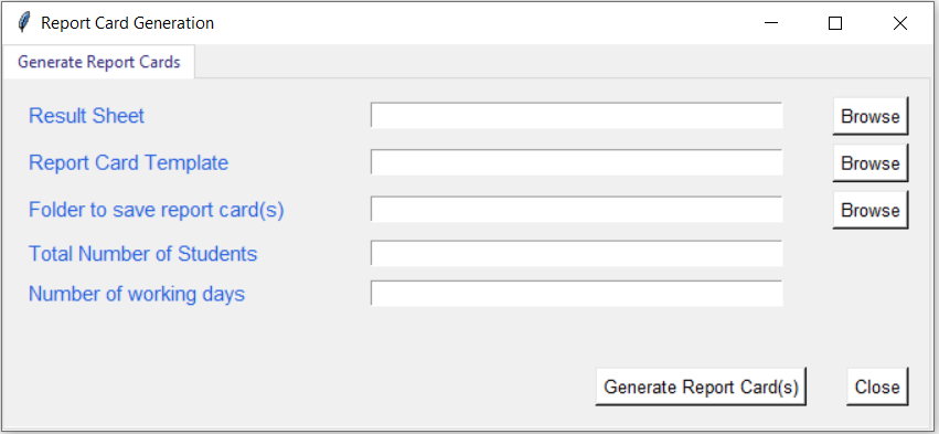 GitHub - SanchitMinocha/Report-Card-Automation-App: It's a small ...