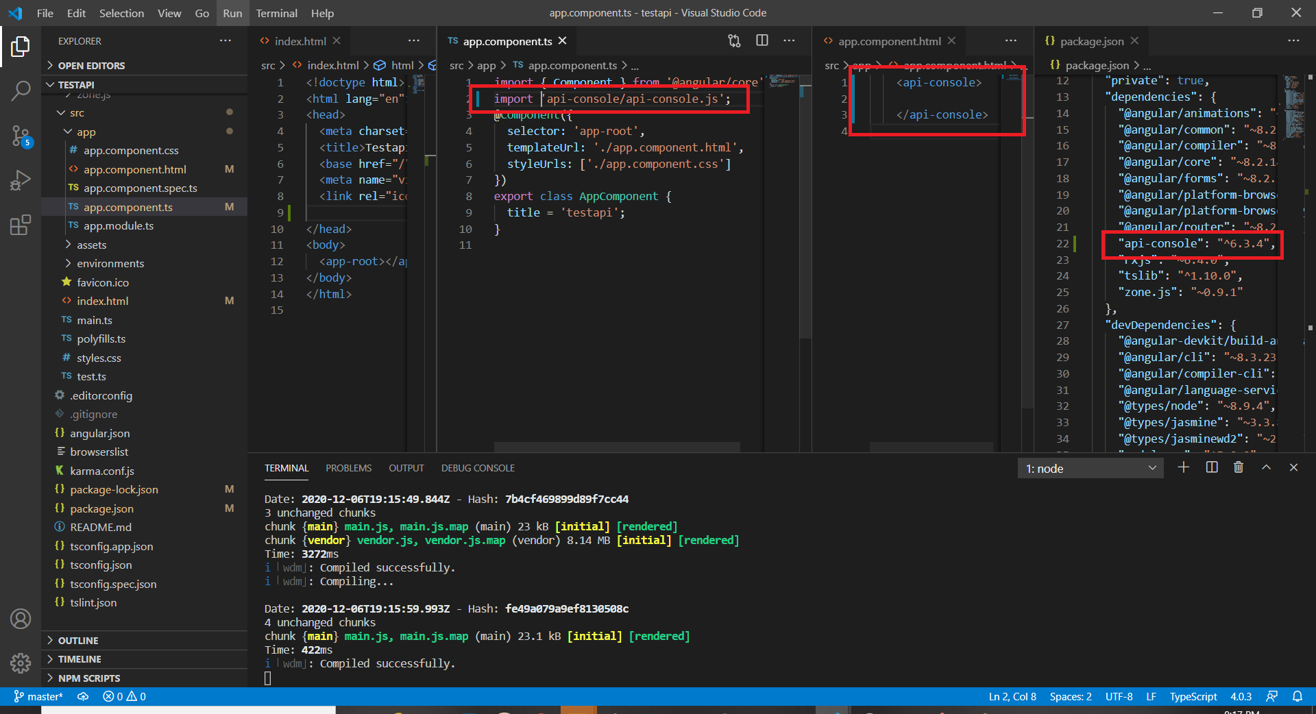 How to run api console with Angular 8 · Issue #664 · mulesoft/api-console · GitHub